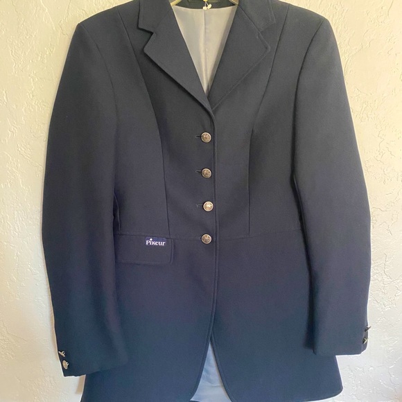 Pikeur | Jackets & Coats | Pikeur Diana W Navy Dressagehunt Coat Sz 38 ...